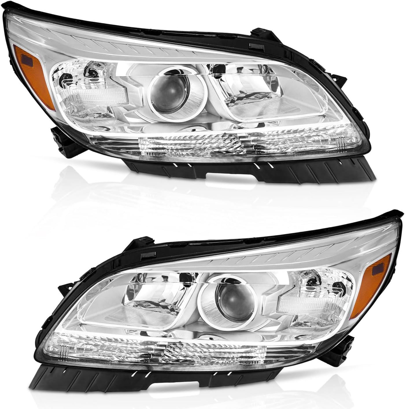 Amazon.com: WEELMOTO for 2013-2015 Chevy Malibu Headlights Headlamp ...