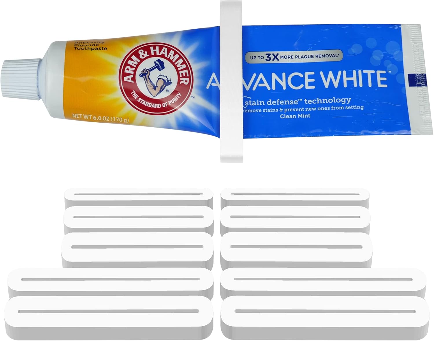 Amazon.com: [10 Pack] Toothpaste Tube Squeezer Dispenser Tool Makeup ...