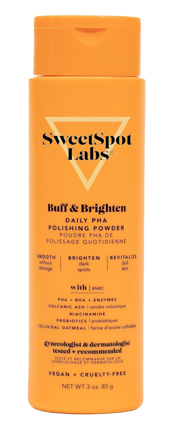Amazon.com : SweetSpot Labs Buff & Brighten PHA Powder Exfoliator ...