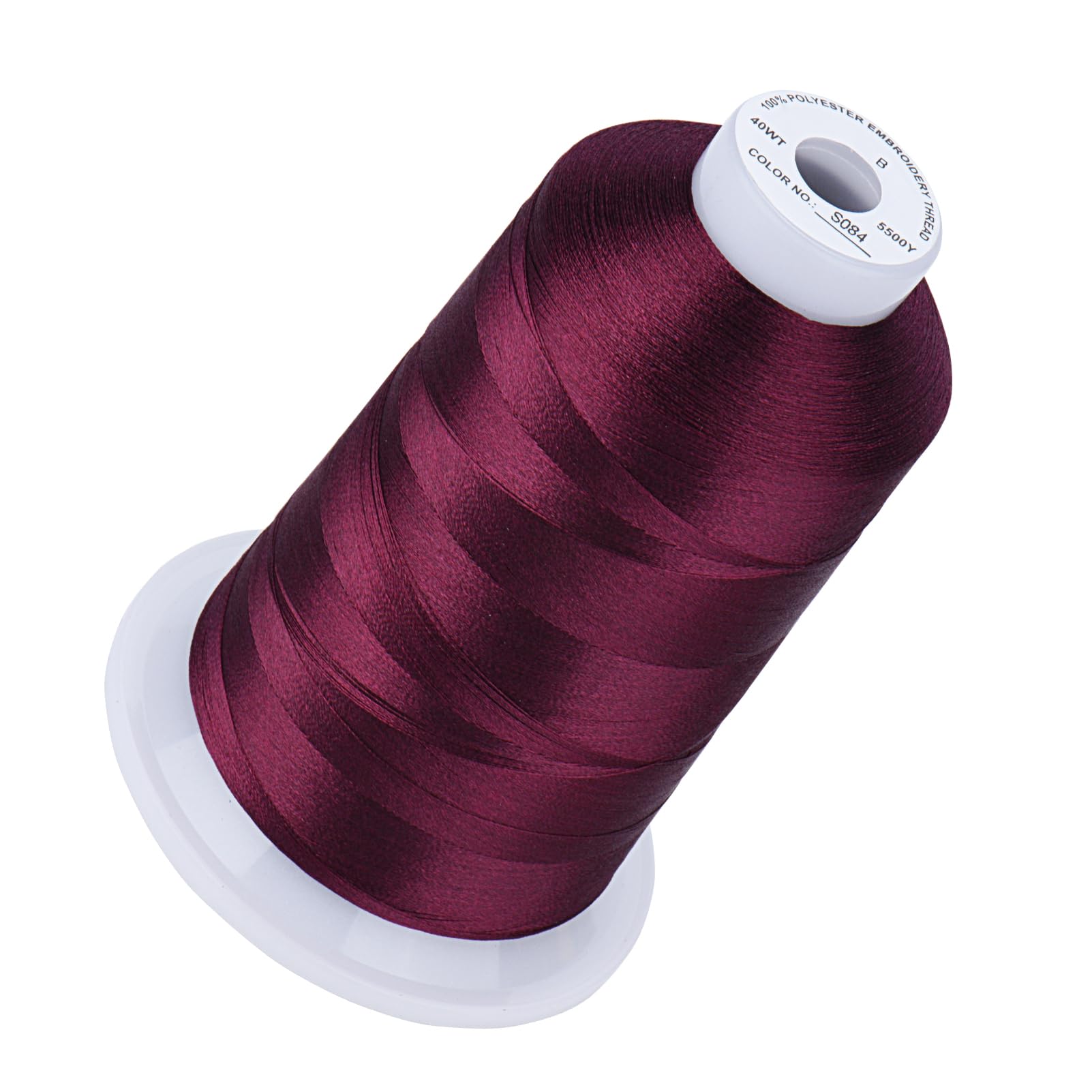 Amazon.com: Simthread Embroidery Thread Burgundy Cherry S084 5500 Yards ...