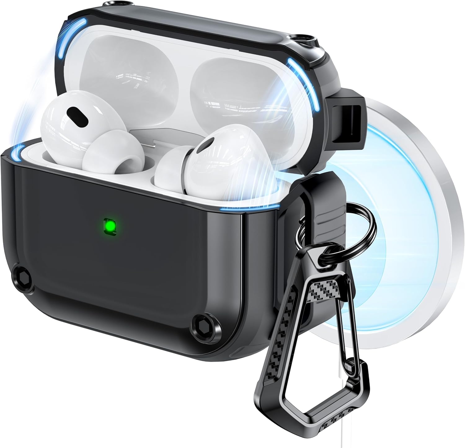 Amazon.com: RFUNGUANGO for AirPods Pro 2nd Generation Case Cover with ...