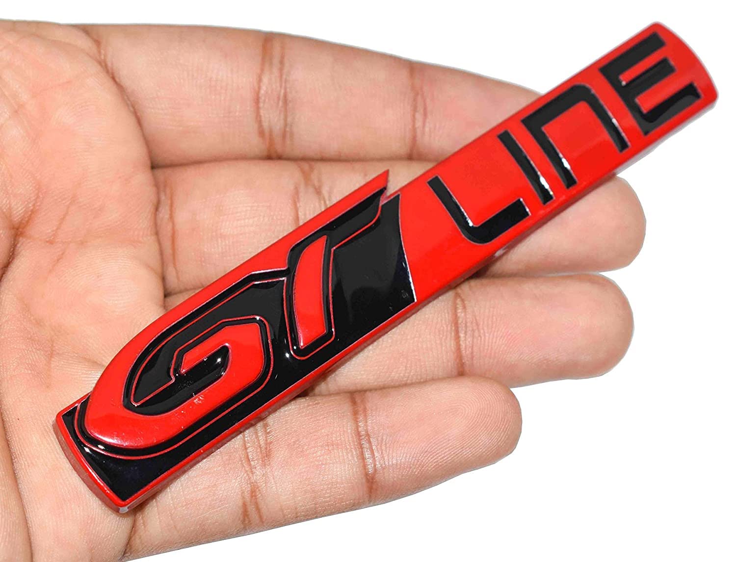 SEMAPHORE® GTLine Metal Sticker Badge Fender Emblem Logo(Red ...