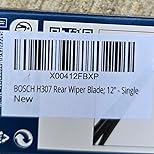 Amazon.com: BOSCH H304 Rear Wiper Blade; 12" - Single : Automotive