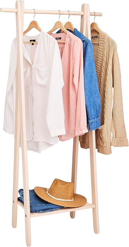 Amazon.com: Pennsylvania Woodworks Handcrafted Maple Garment Rack ...