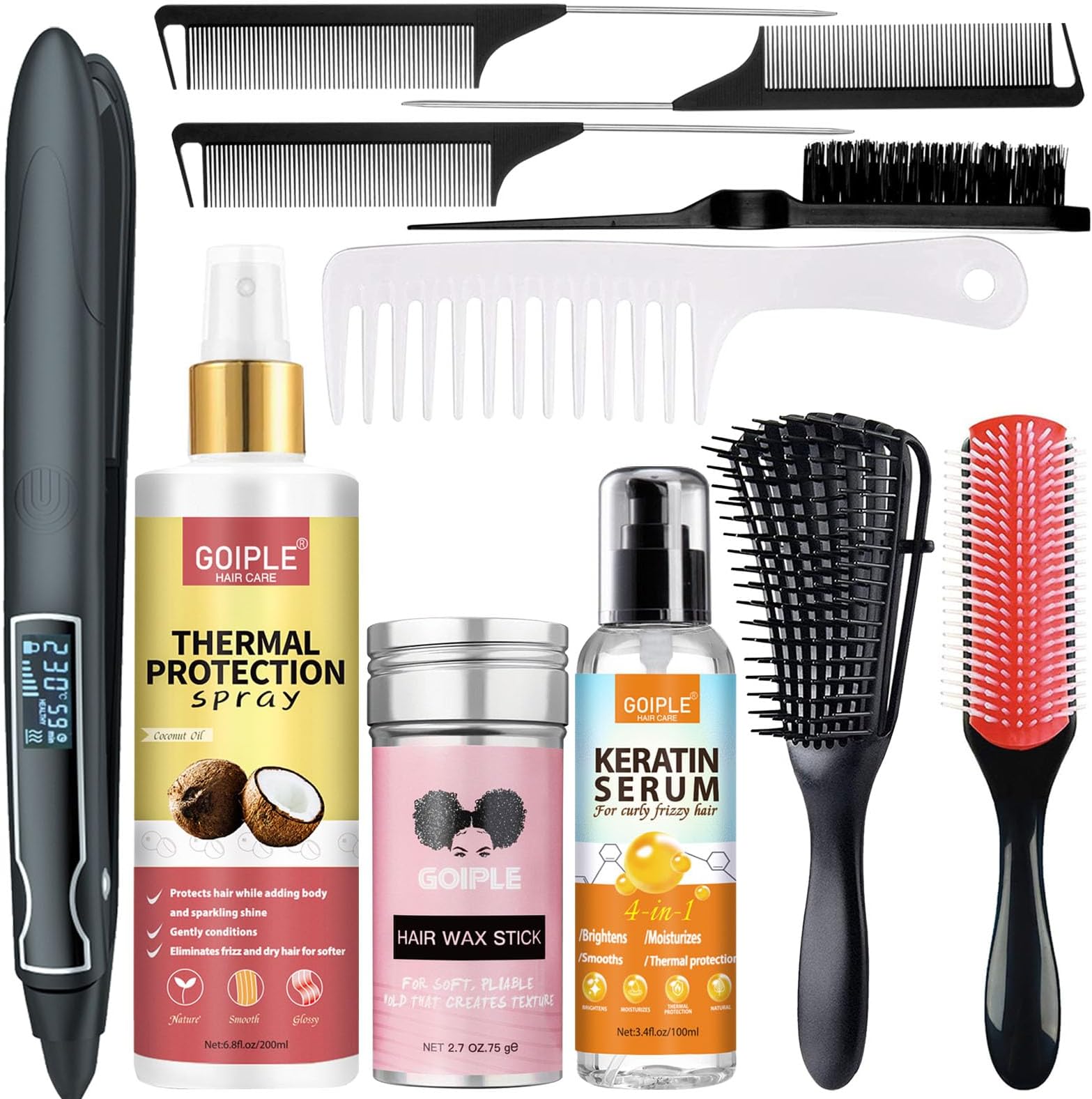 Amazon.com : Electric Hot Comb Hair Straightener Electrical ...