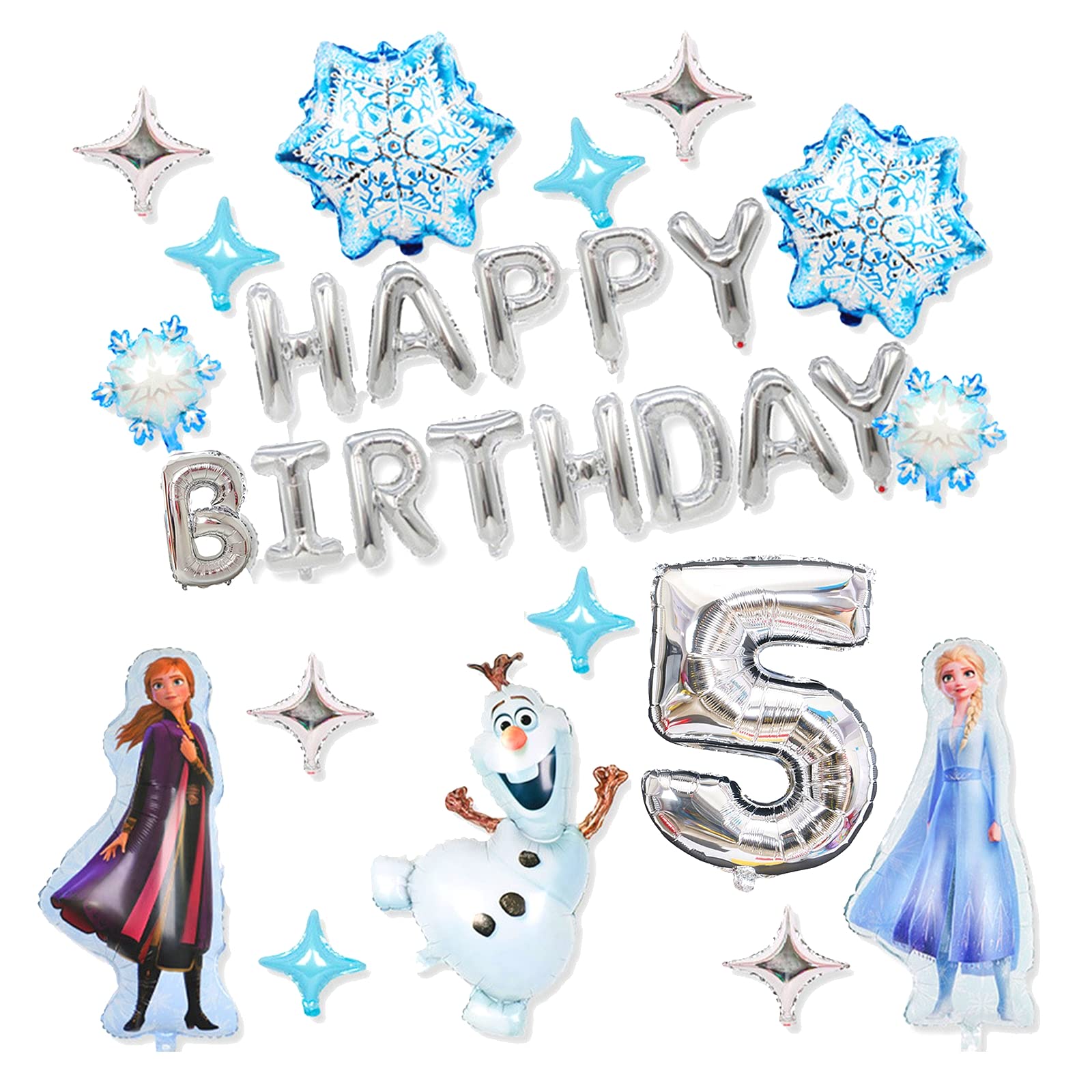 5th Birthday Frozen Clip Art