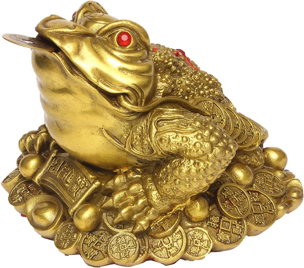 Amazon.com: Brass Money Frog/Toad Figurine Statue Handmade Home ...