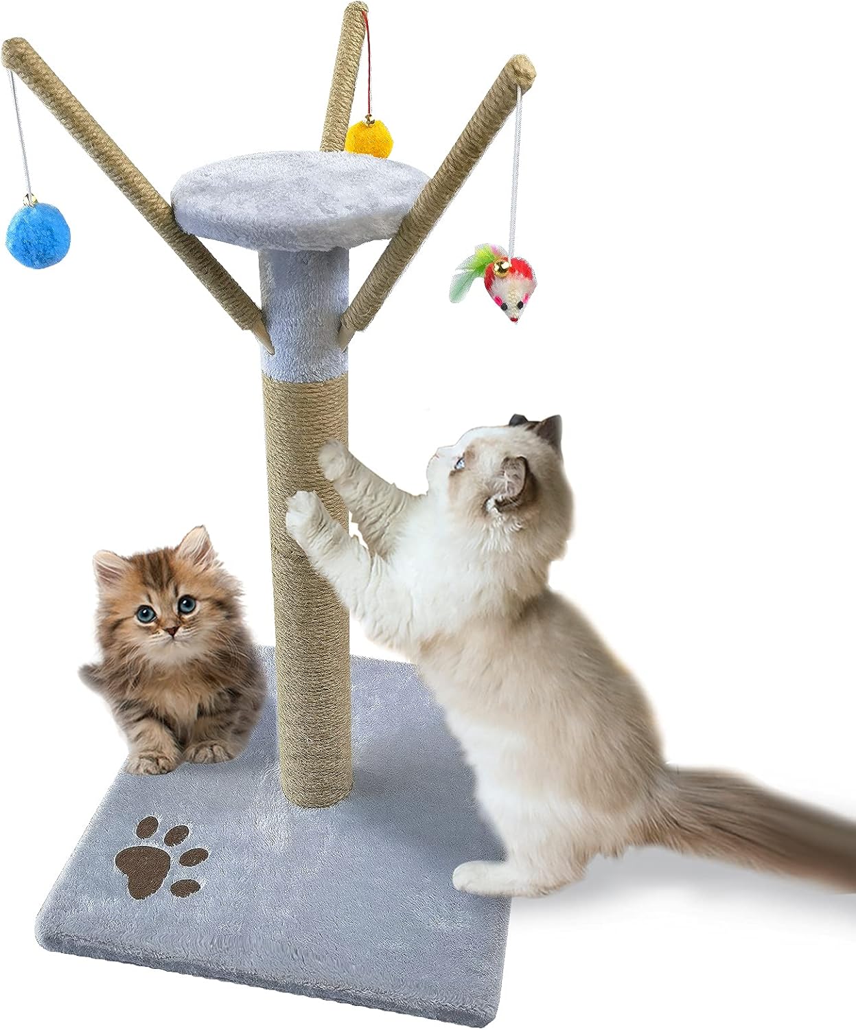 Amazon.com : PowerKing Cat Scratching Post, 24 Inches Sisal Rope Cat ...