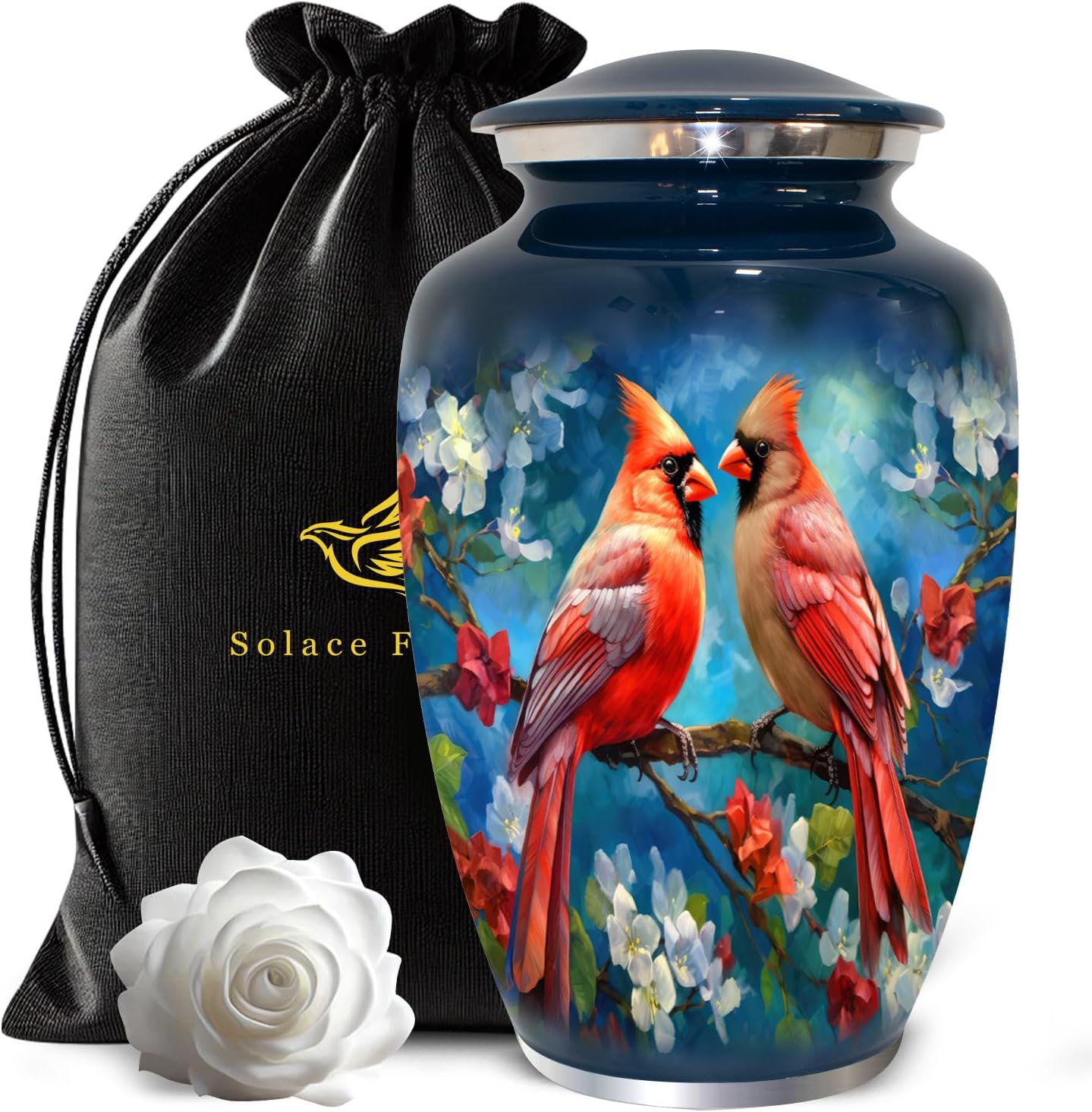 Amazon.com: Cardinal Urn for Human Ashes - Cremation Urn for Ashes for ...