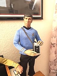 Amazon.com: QMx Star Trek: TOS Spock 1:6 Scale Articulated Figure ...
