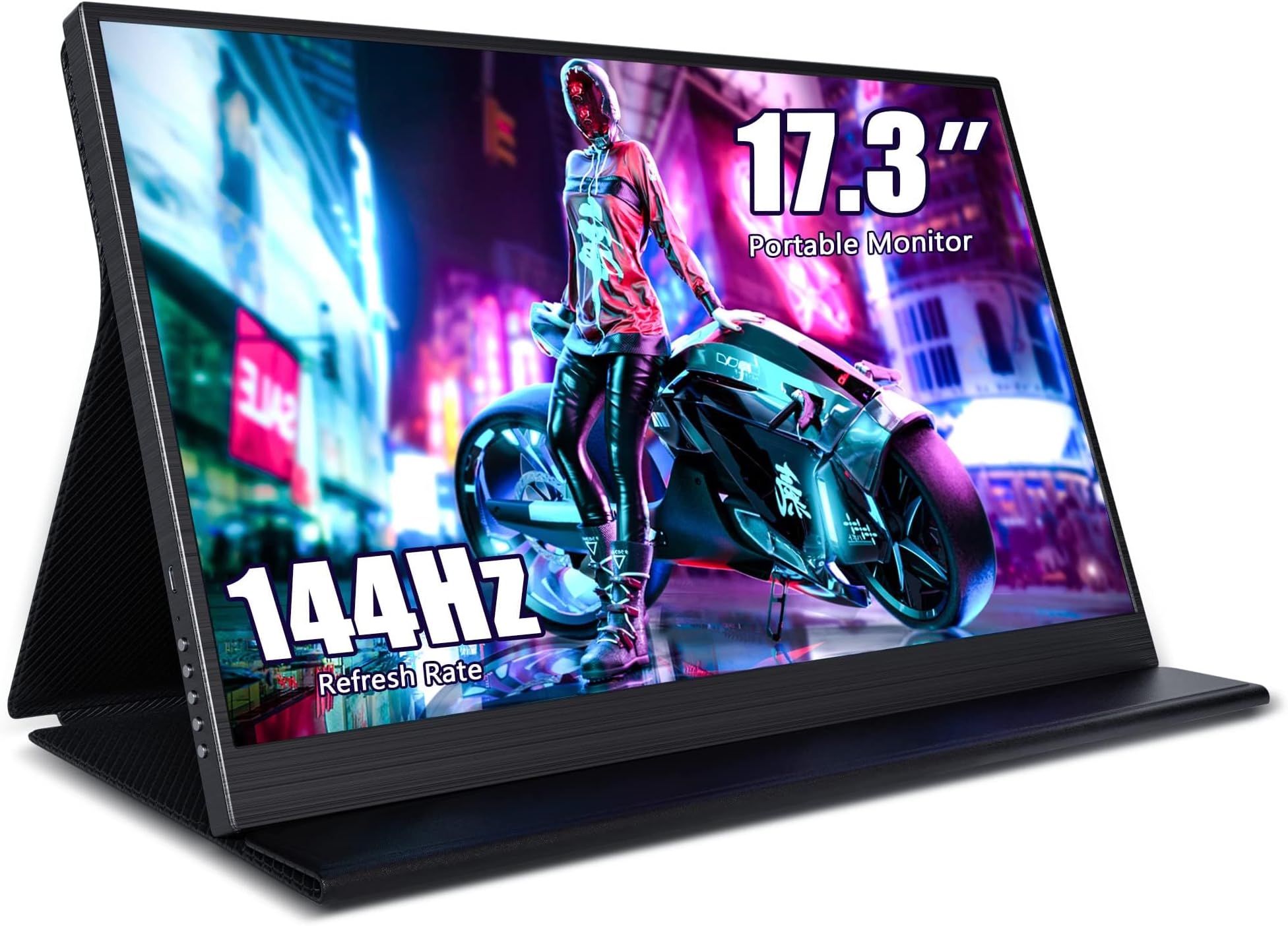 ZSCMALLS Portable Monitor 17.3 Inch 144Hz 1080P FHD Gaming Monitor USB ...