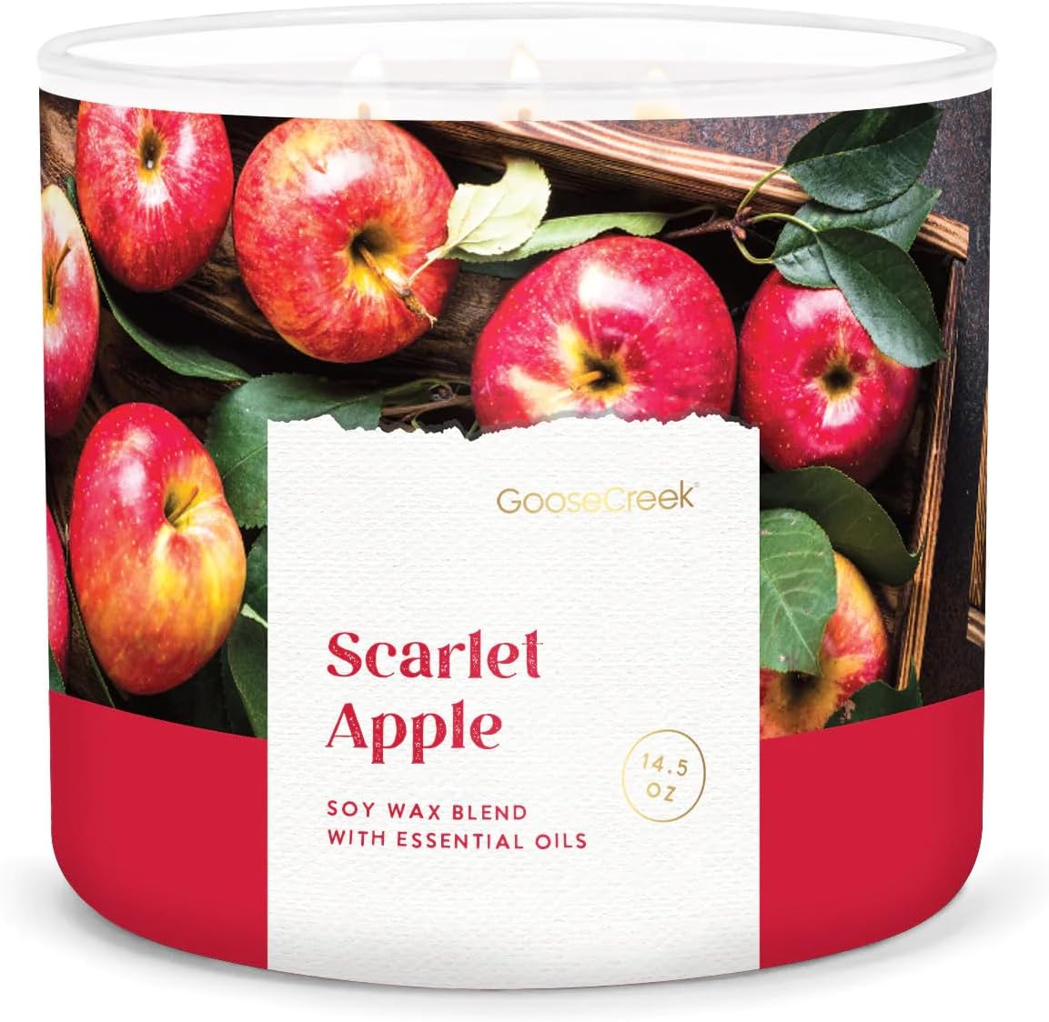 Amazon.com: Goose Creek Strawberry Sponge Cake 3-Wick Scented Candle ...