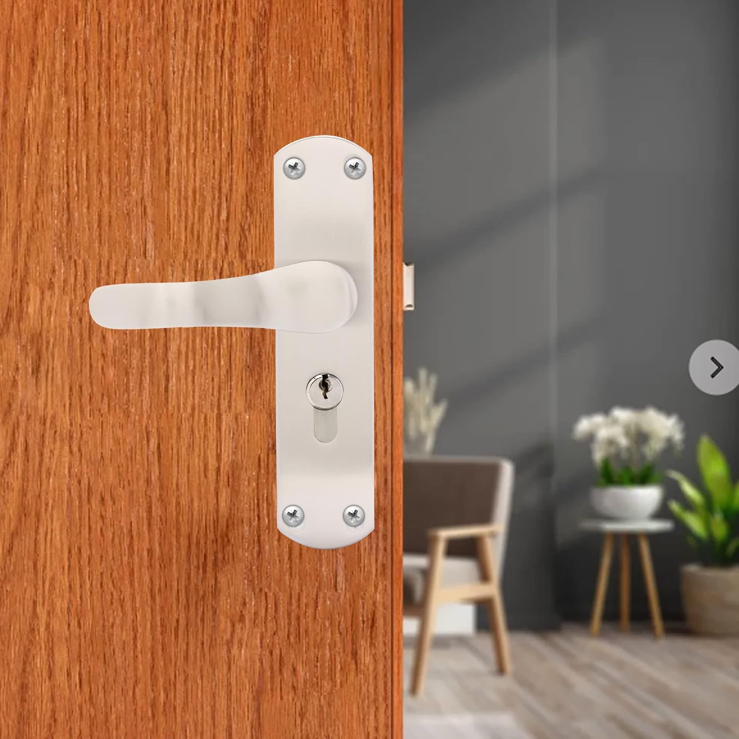 PLAZA Zodiac S1 60MM :- 8" ZODIA Mortise Handle + Mortise Lock & 60MM ...