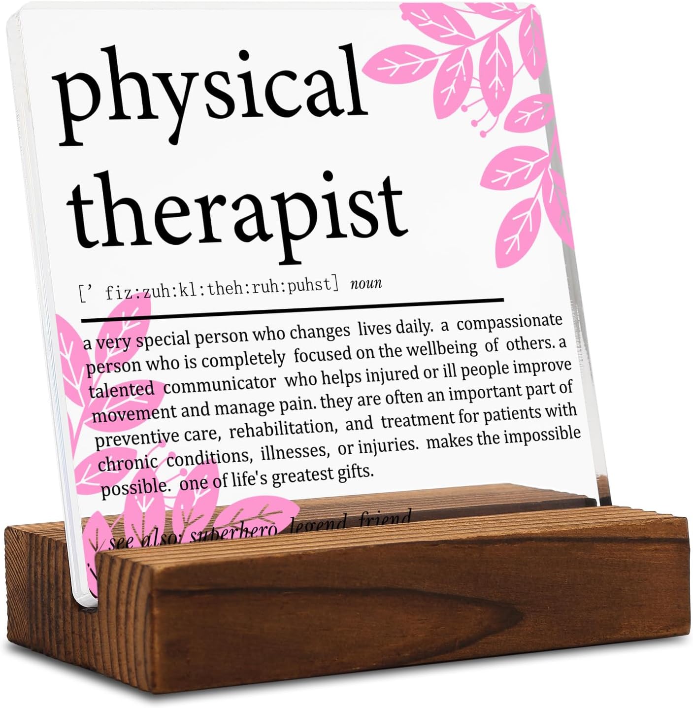 Amazon.com: Appreciation Gifts for Occupational Therapist Clear Desk ...