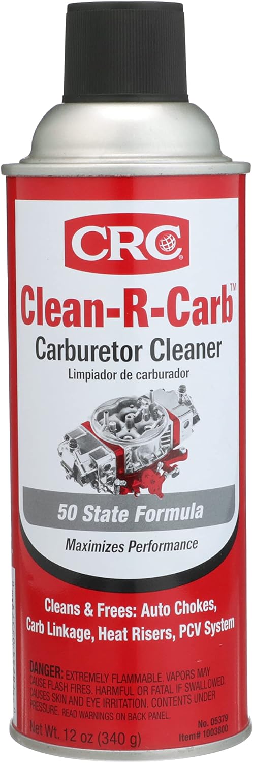 CRC Clean-R-Carb Carburetor Cleaner (50 State Formula), 12 Wt Oz, 05379 ...