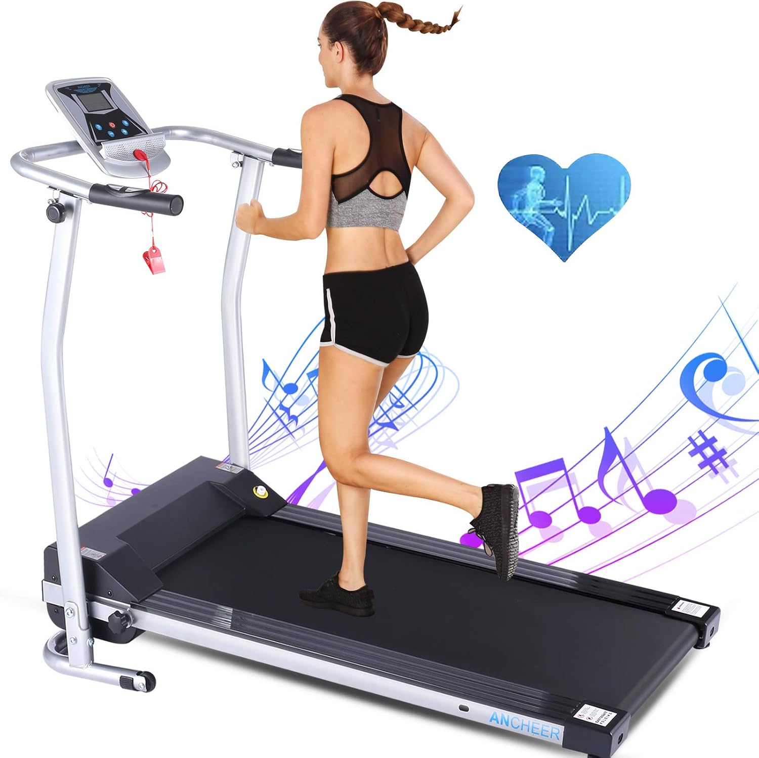 Amazon.com : ANCHEER Treadmills, Folding Treadmill for Home, Running ...