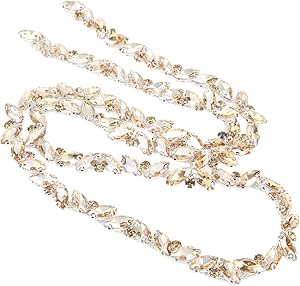 Amazon.com: 1 Yard Crystal Rhinestone Trim Chain, Sparkly Rhinestone ...