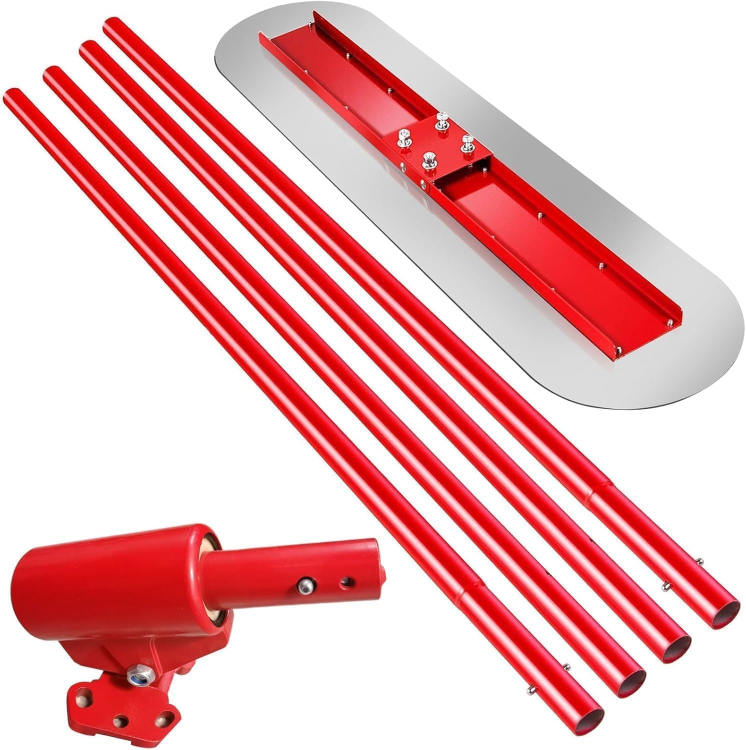 48''x12'' Concrete Bull Float Kit, Concrete Float with 4 Extendable ...