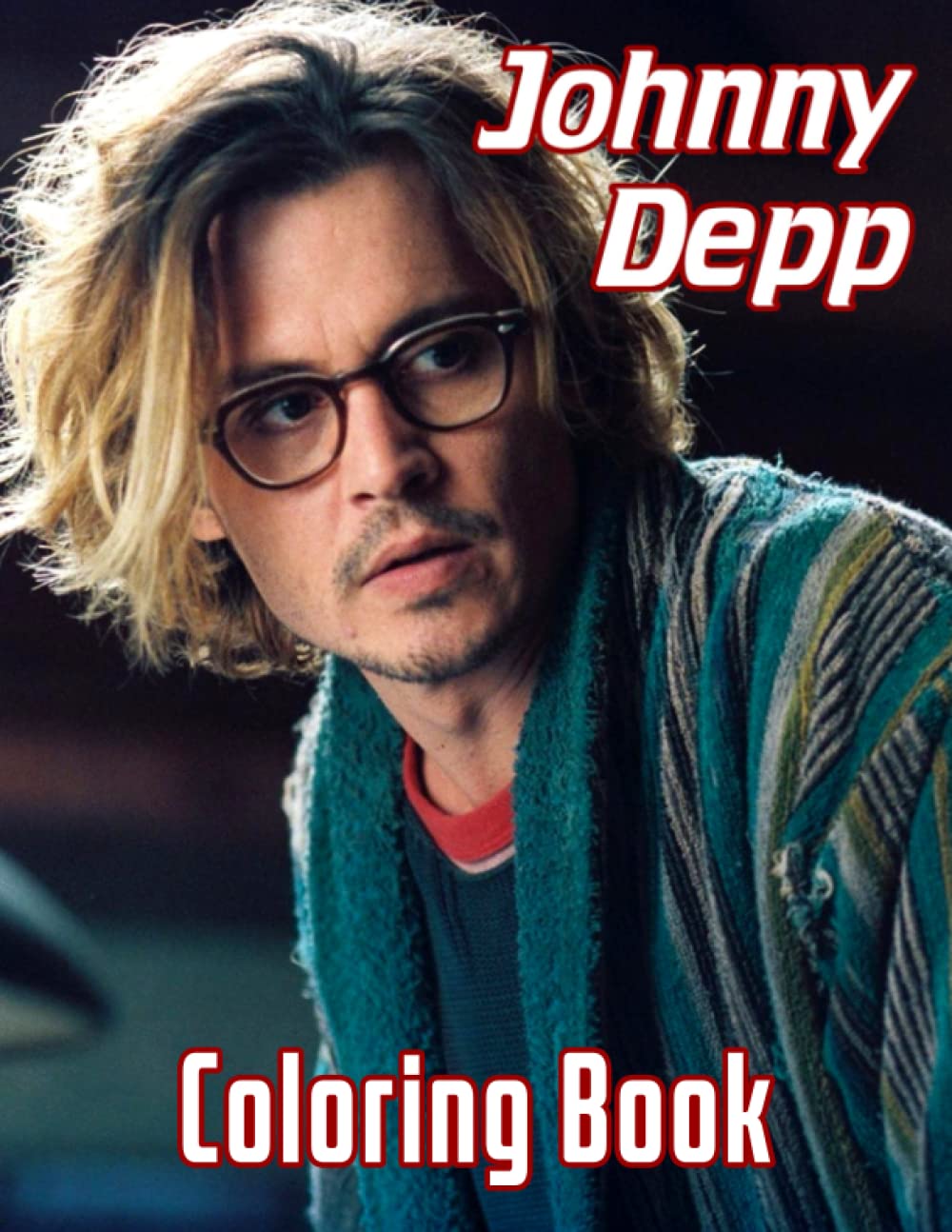 Johnny Depp Coloring Book A Cool Coloring Book With Many | Desertcart ...
