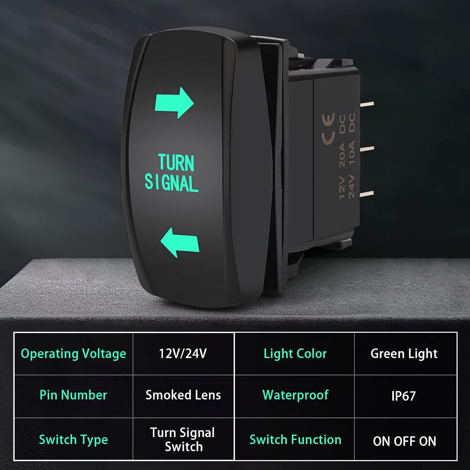 Turn Signal Rocker Switch ATV UTV Turn Signal Switch Australia | Ubuy