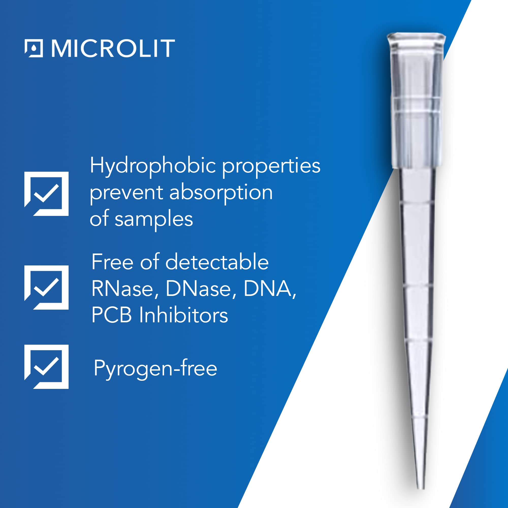 Snapklik.com : MICROLIT - Micropipette Pipette Tips, Low-Retention And ...