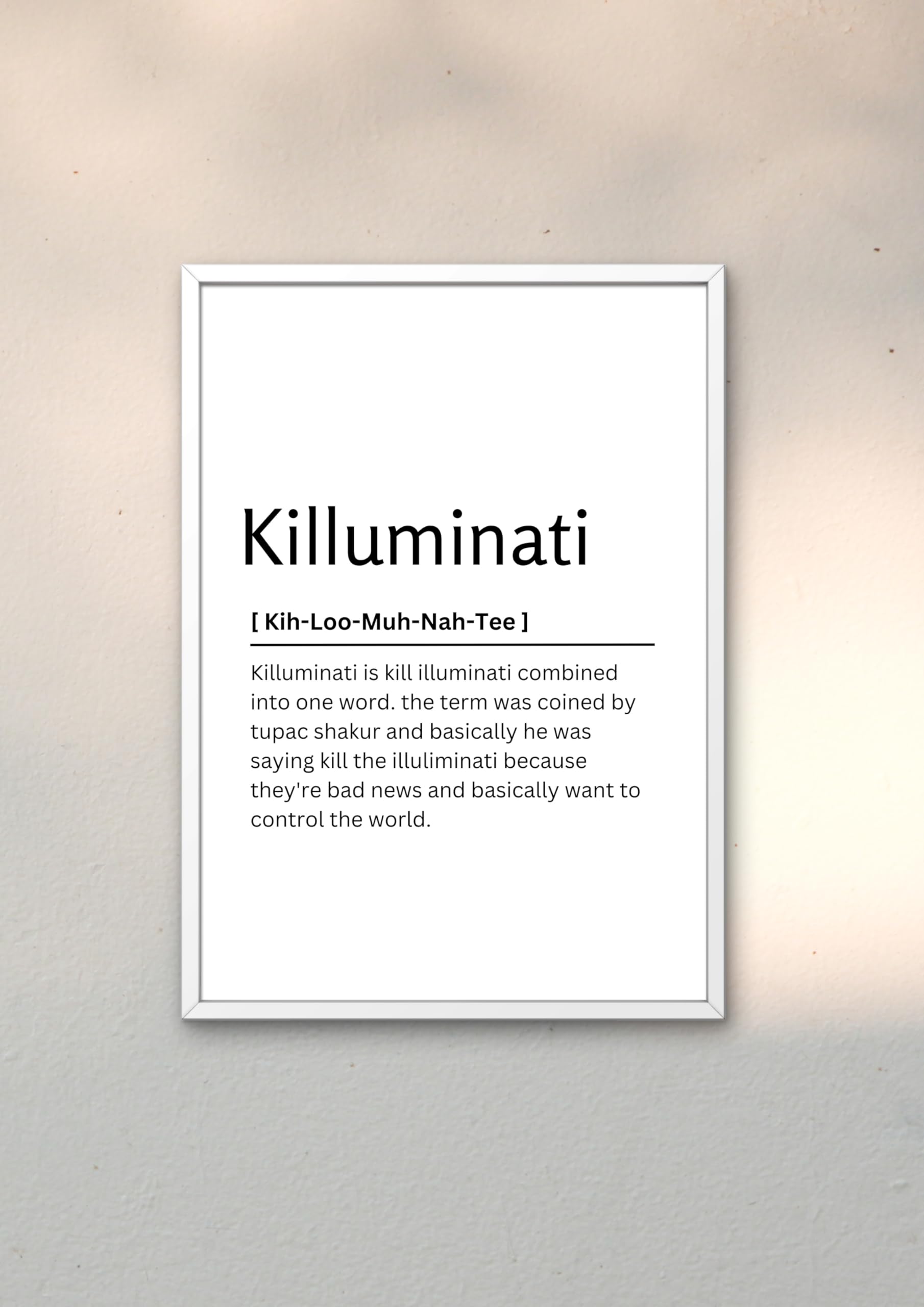 Killuminati Meaning Killuminati T Shirts For Sale | TeePublic