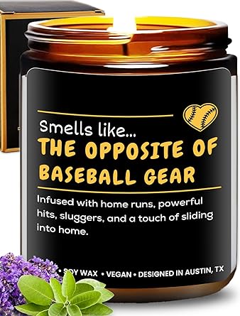 Amazon.com: Baseball Candle, Baseball Gifts for Baseball Lovers ...