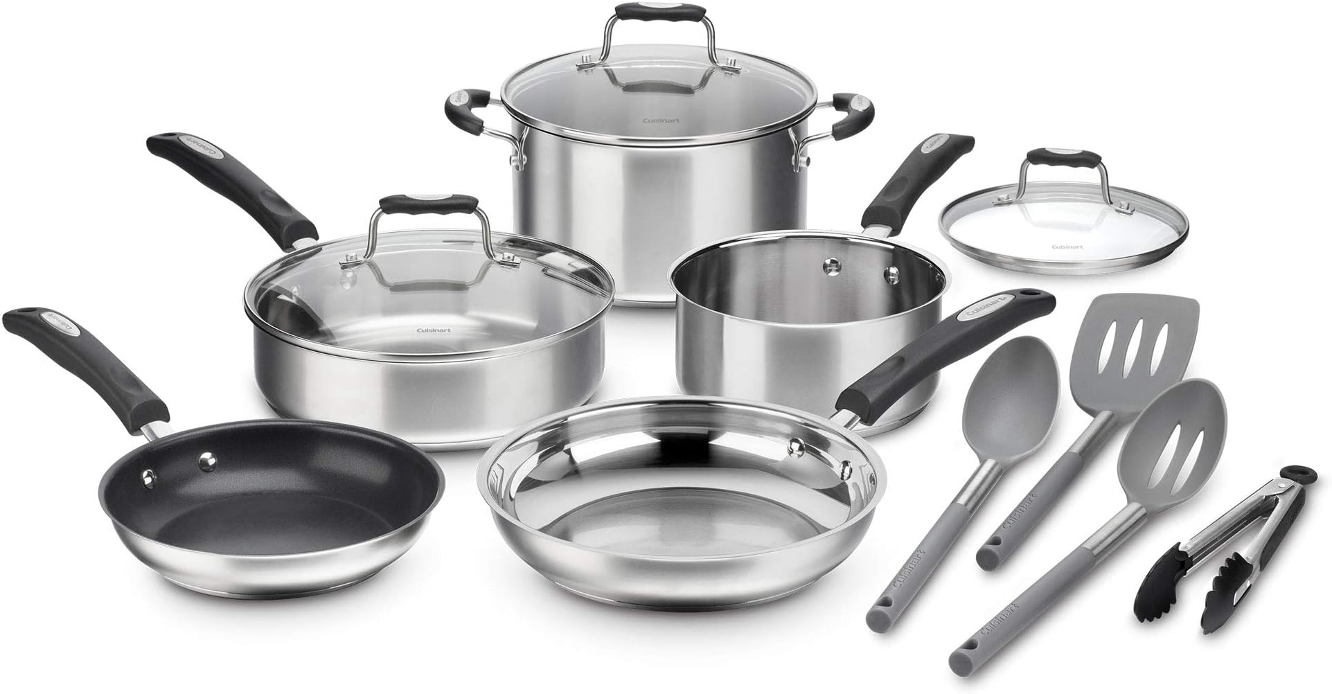 Amazon.com: Cuisinart 77-14 Chef's Classic Stainless 14-Piece Cookware ...