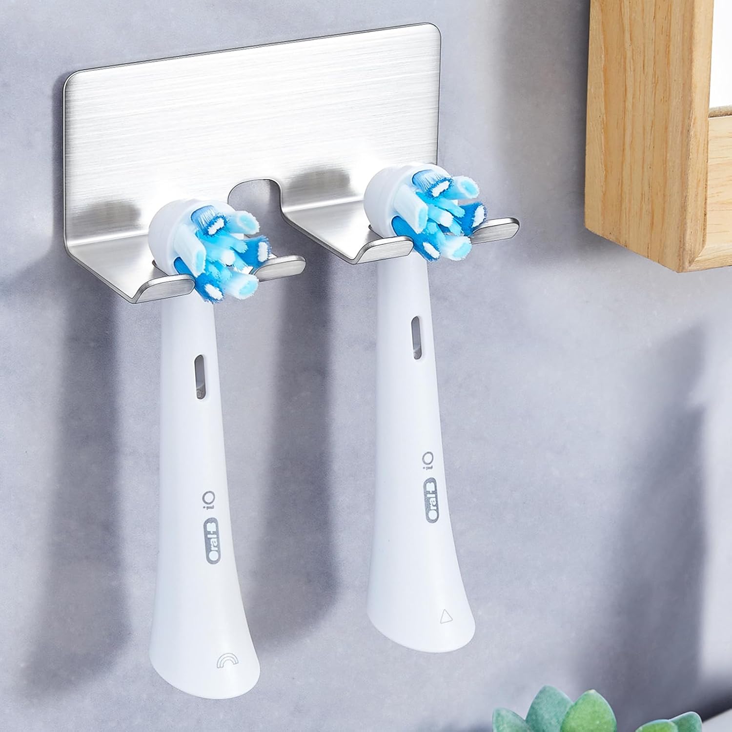 Amazon.com: Electric Toothbrush Head Holder Wall Mounted, WAYASI ...