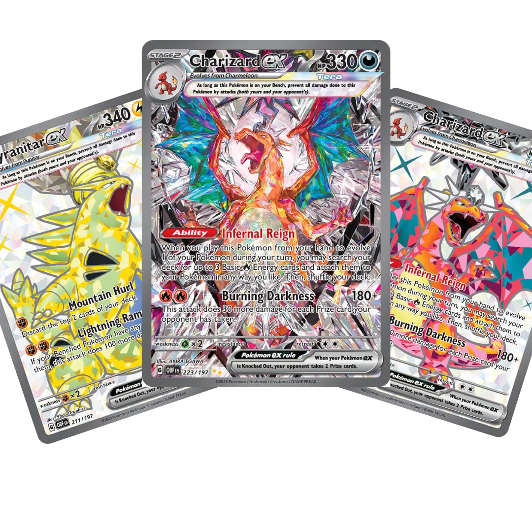 3 x Pokemon Obsidian Flames Booster Packs | Scarlet & Violet Set ...