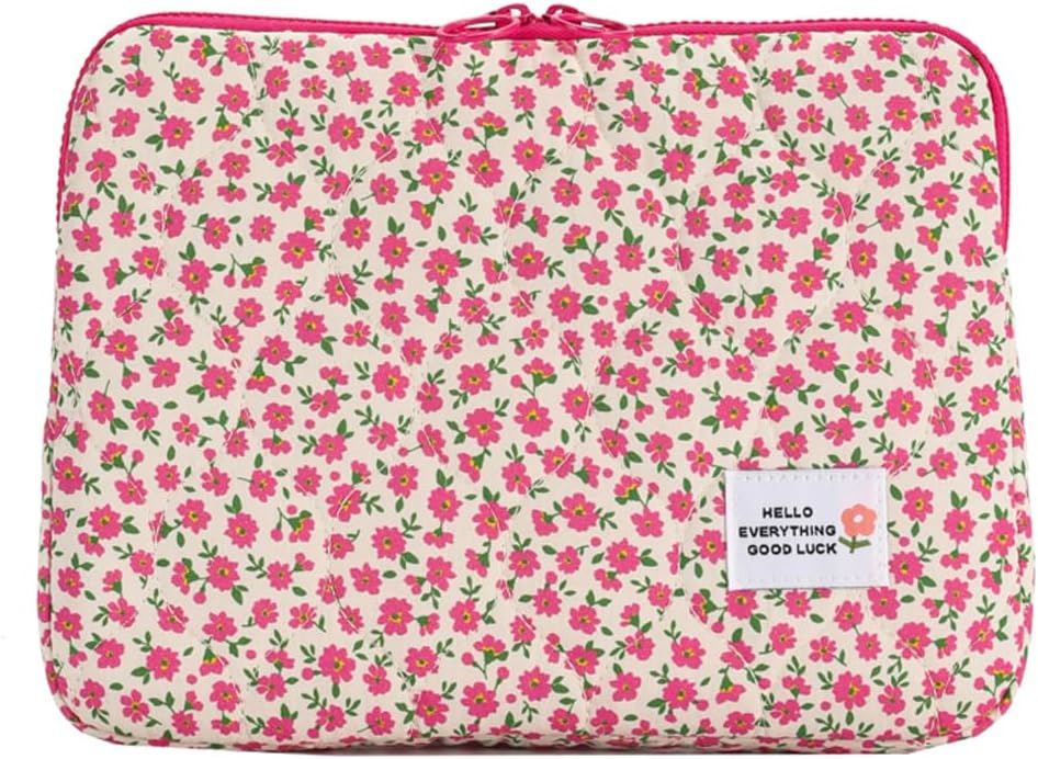Amazon.com: 11-13Inch Cute Puffy Laptop Sleeve Fairycore Carrying ...