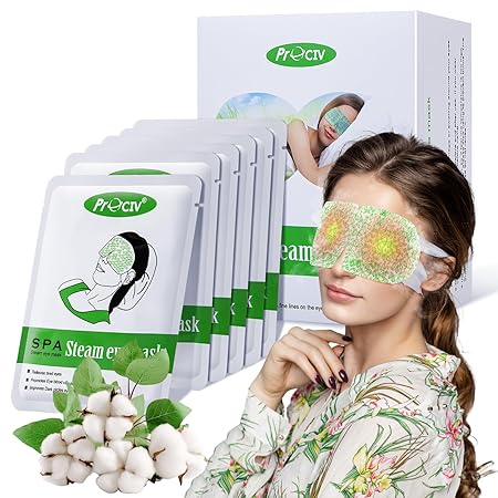 Amazon.com : 16 Packs Steam Eye Mask,Warm Eye Compress for Dry Eyes ...