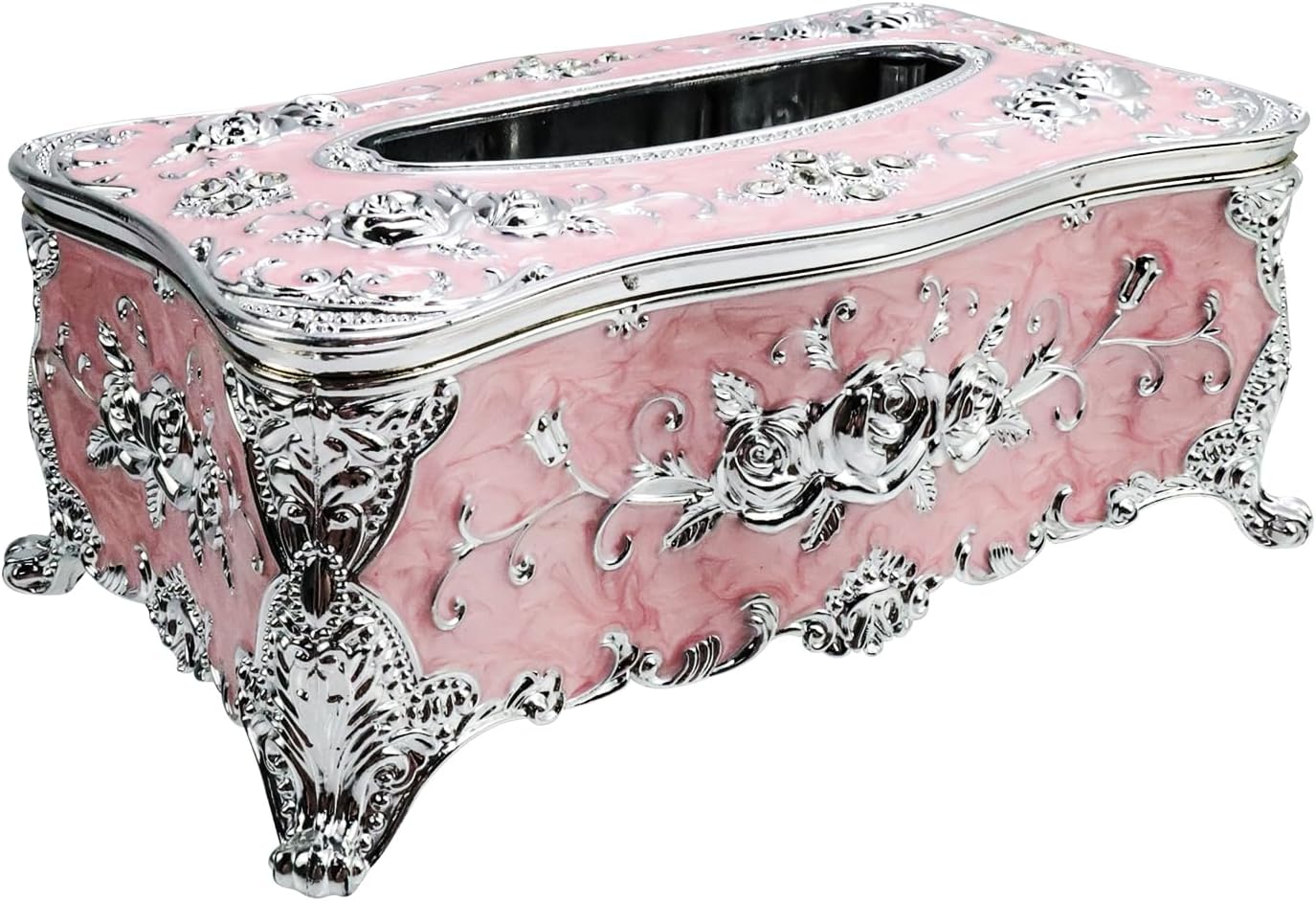 Amazon.com: Geesatis Tissue Box Cover, Rectangle Tissue Box Holder ...