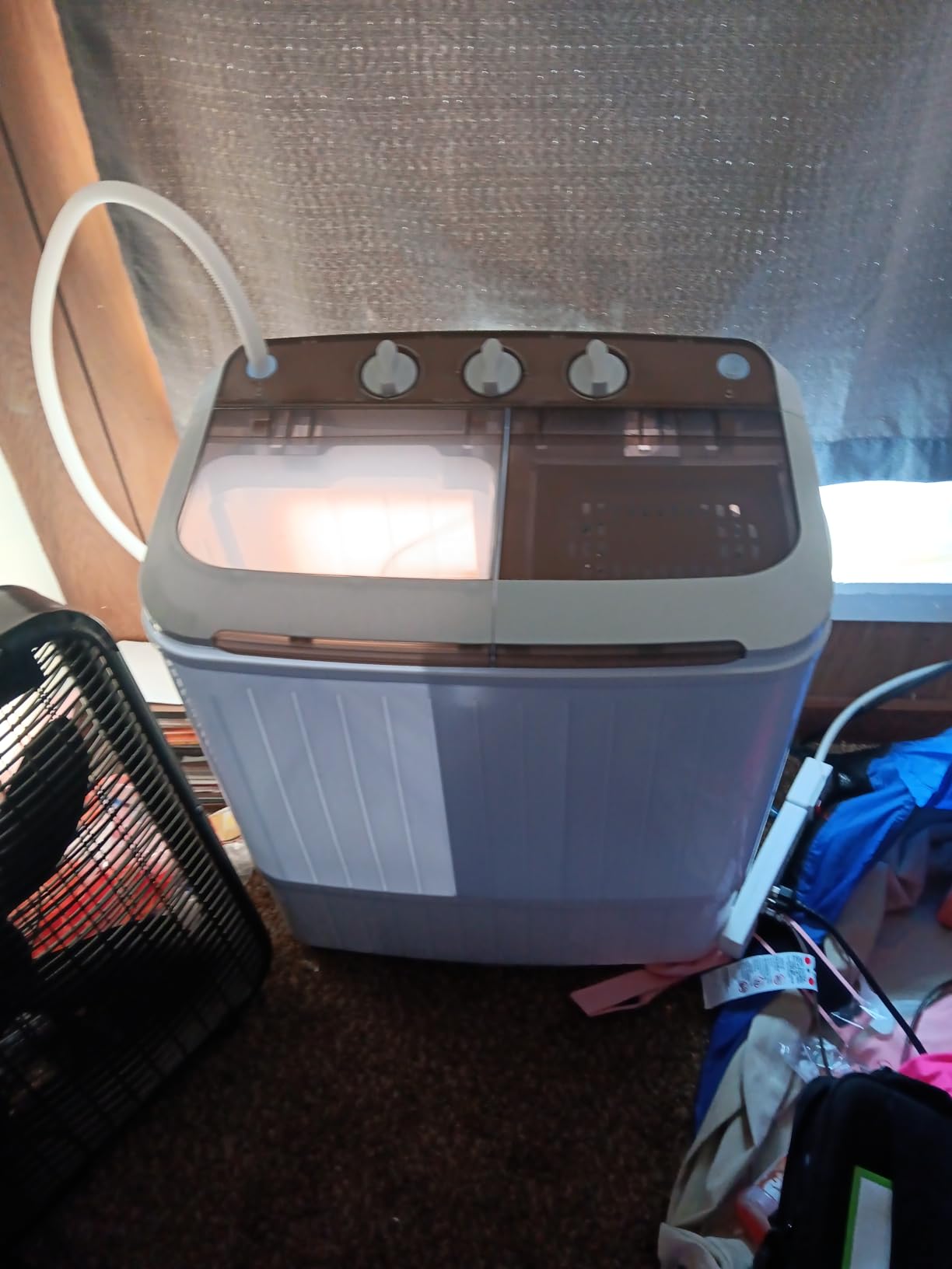 Amazon.com: TABU Portable Washing Machine, 2 in 1 Washer Machine, Twin ...