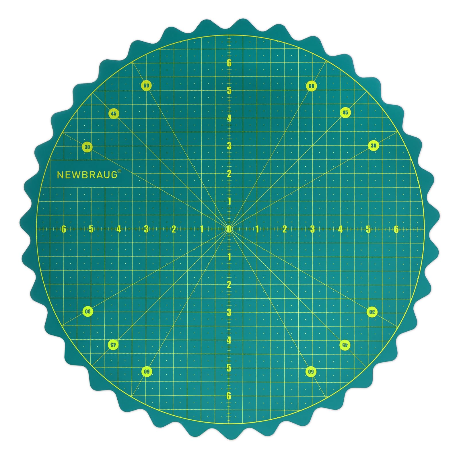 Amazon.com: NEWBRAUG Round Rotating Cutting Mat 14’’, Self Healing ...