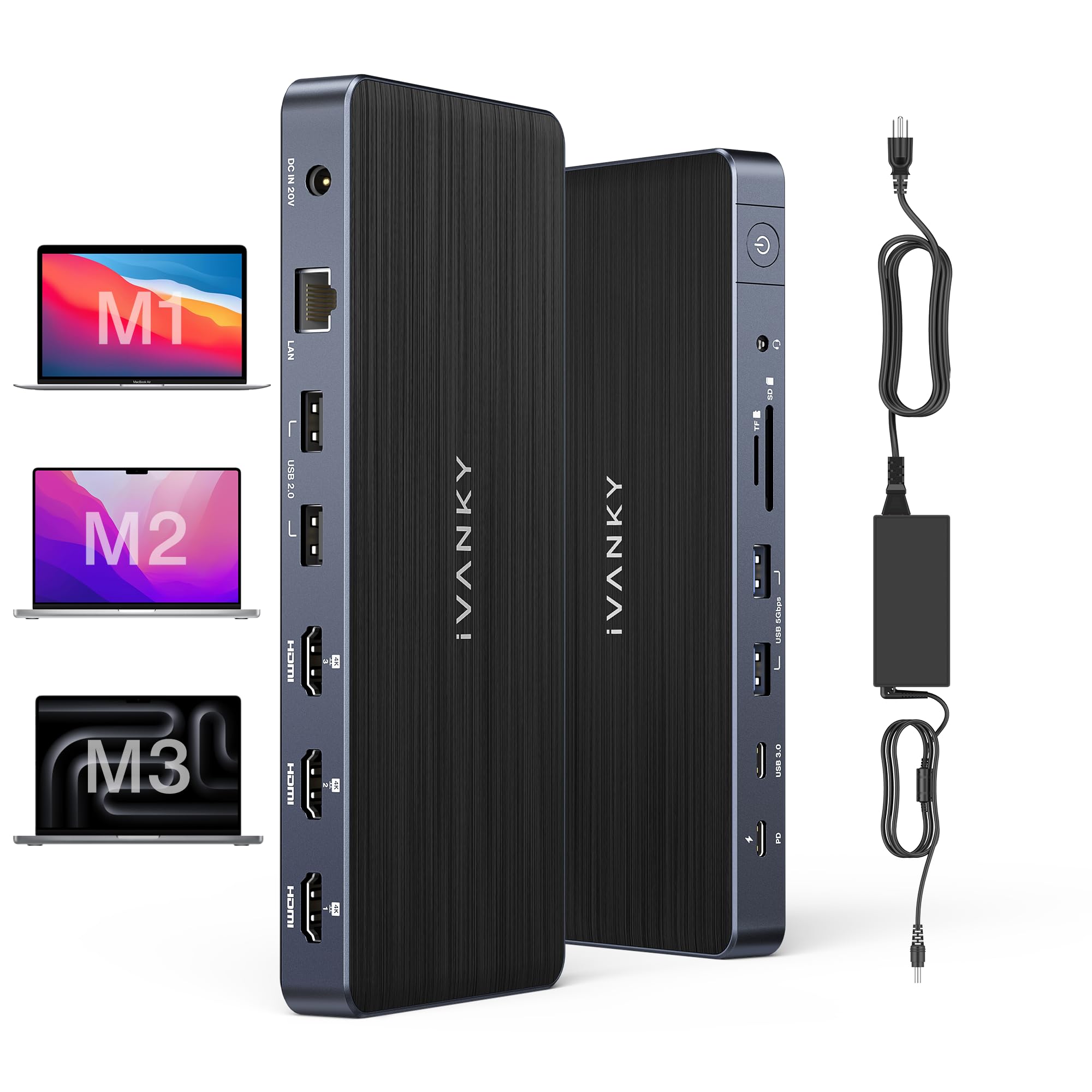 Buy IVANKY14-in-1 FusionDock Pro 1+ MacBook DisplayLink Docking Station ...