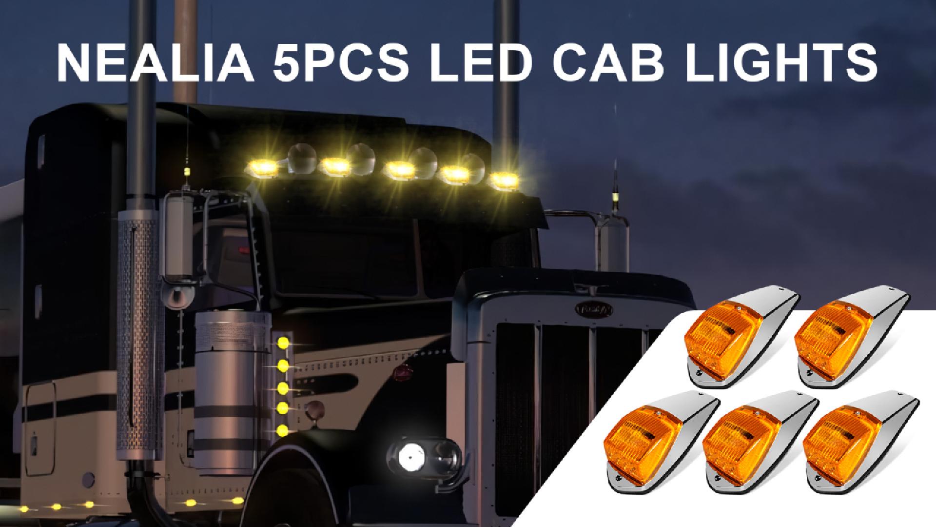 Car Star Lights NeaLia Cab Lights For Peterbilt Kenworth, Upgraded 34 ...