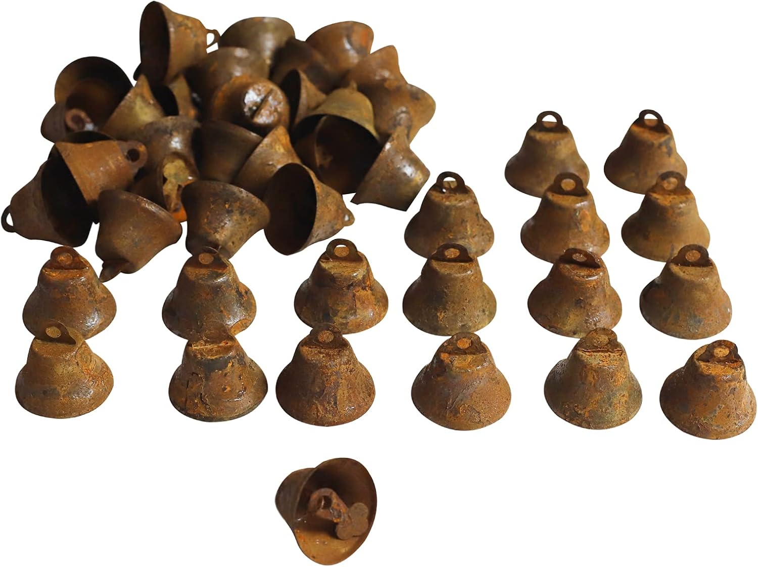 Amazon.com: Country Primitive Craft Mini Jingle Bells, Christmas Bells ...