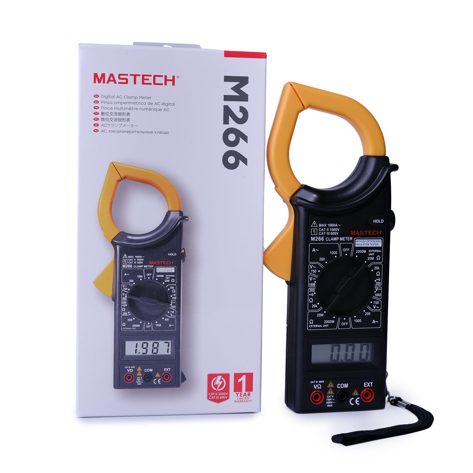 ROYAL MASTECH M266 AC 1000Amp Clamp Meter : Amazon.in: Industrial ...