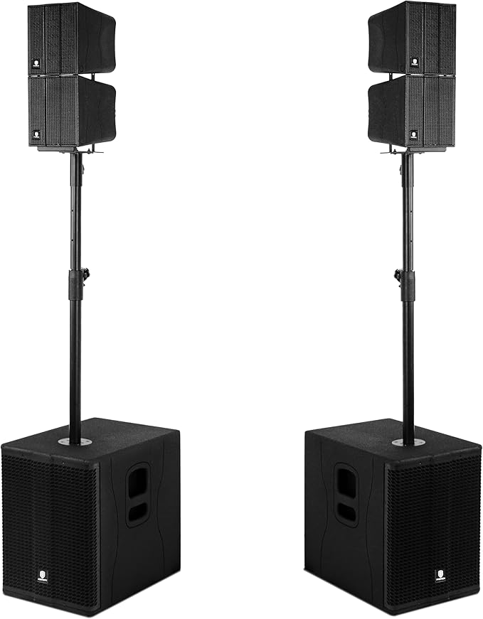Amazon.com: PRORECK Stage 1260 8000W P.M.P.O Stereo/Mono PA Speaker ...