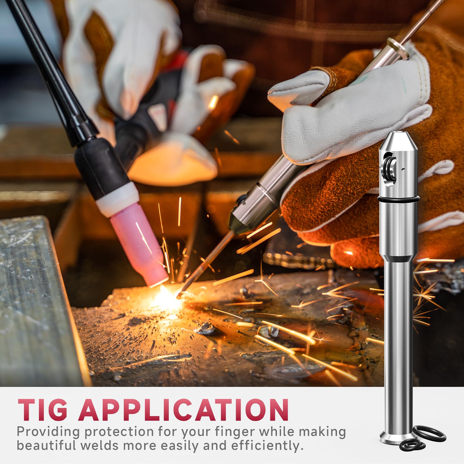 Snapklik.com : TIG Pen Finger Feeder Welding Rod Holder Of 1/32-1/8 TIG ...