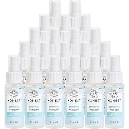 Amazon.com: The Honest Company Hand Sanitizer Spray, Free + Clear, 4 ...