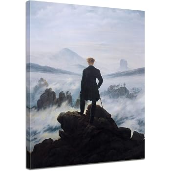 Amazon.de: Legendarte Caspar David Friedrich Der Wanderer über dem ...