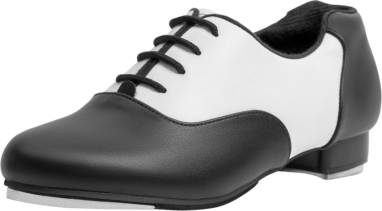 Amazon.com | Linodes PU Leather Lace Up Tap Shoe Dance Shoes for Women ...