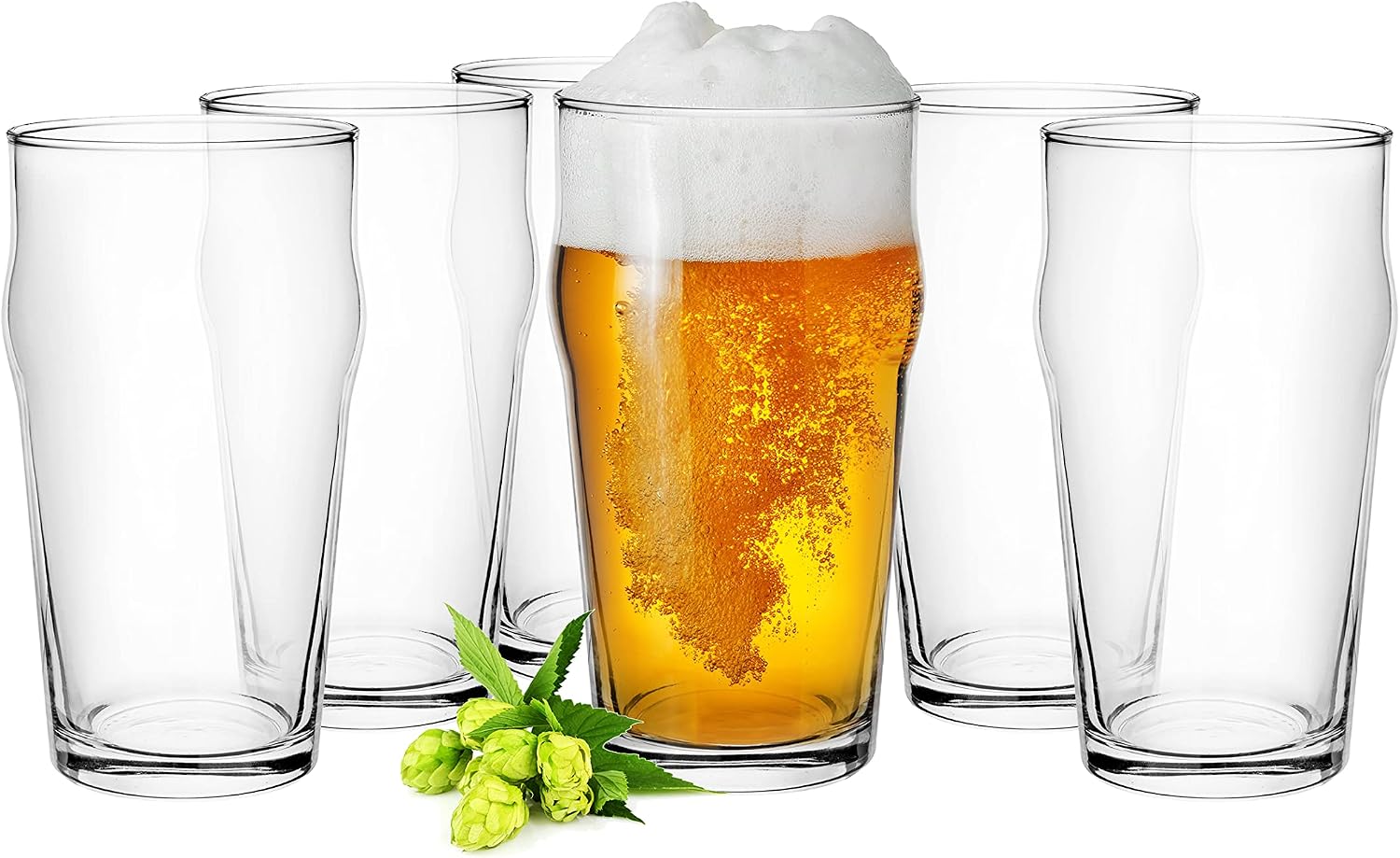 Glasmark Krosno Biergläser-Set 0,53 Liter Gläser Für Bier Bierseidel ...