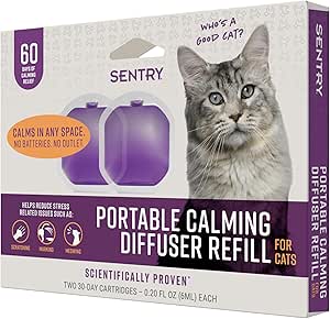 Sentry Behavior Portable Calming Diffuser Refill for Cats, Reduces ...