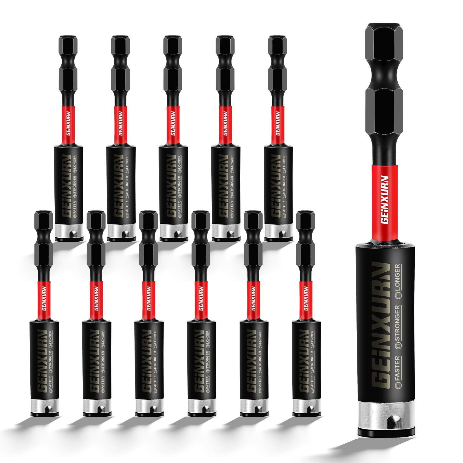Geinxurn 12PACK Impact Magnetic Screwdriver Bit Holders, 3Inches ...