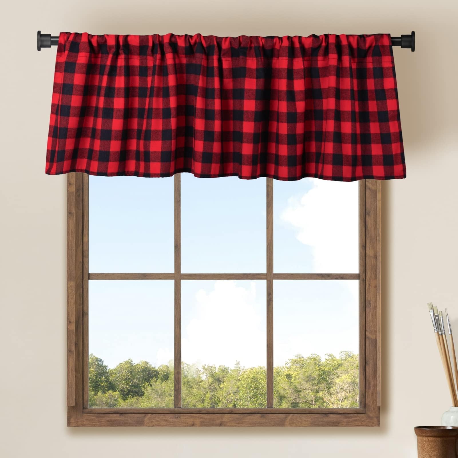 Amazon.com: Park Designs Farmhouse Kitchen Valances for Windows ...