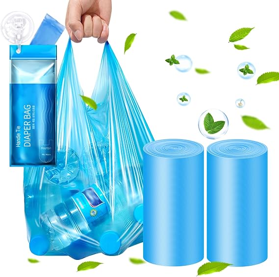 Amazon.com: Large Adult Diaper Disposal Bags (18’’x23’’),96 Pcs, Fresh ...