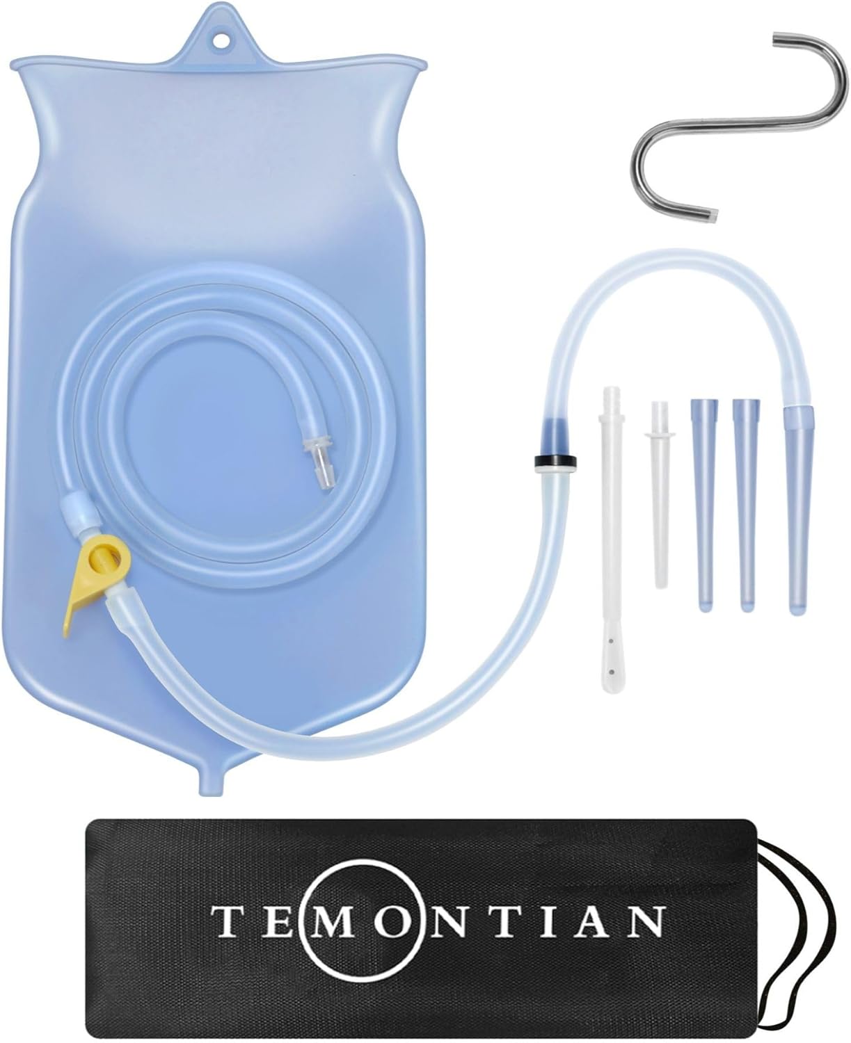 TEMONTIAN Enema Bag Kit for Colon Cleansing，Water Enema, for Colon ...
